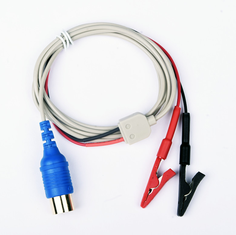 Reusable Alligator Clips With Two Alligators Red And Black 1.5m Cable