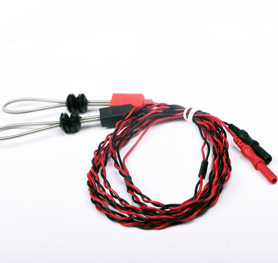 EMG Stimulated Finger Loops Twisted With 2 Stainless Steel Adjustable ...