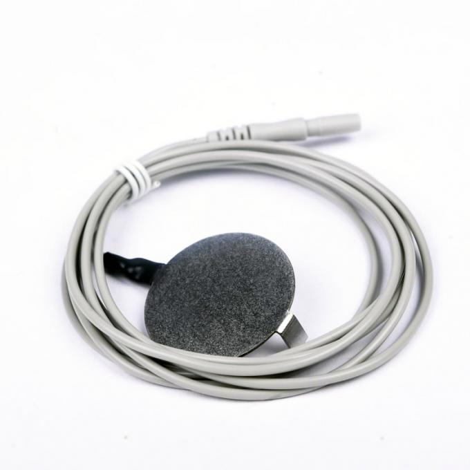 Reusable EMG Ground Electrode 32mm Plate Diameter With Tip