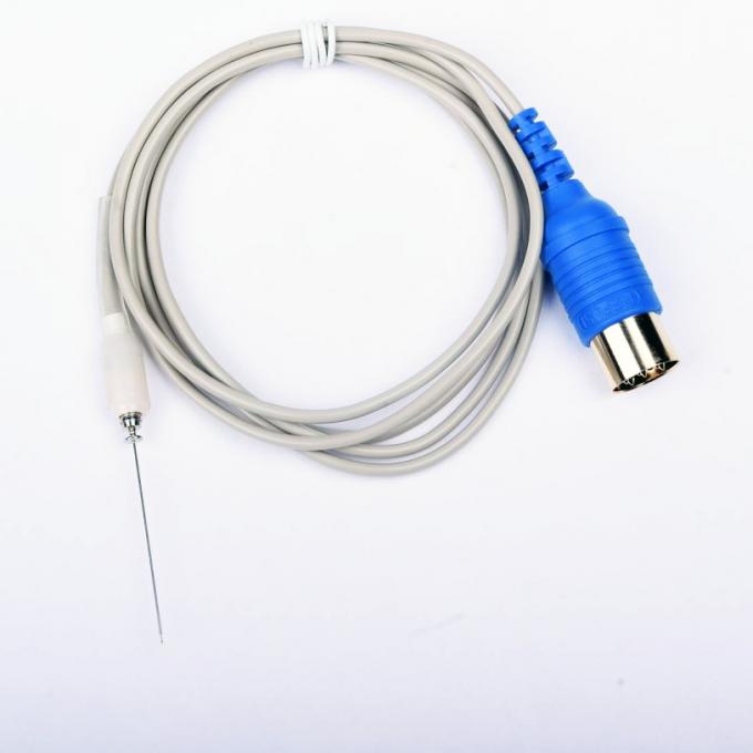 Repusi Concentric EMG Needle Electrode Reusable Cable With 6 Pin DIN Plug